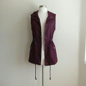 Jackets & Coats | Favorite Utility Vest In Plum | Poshmark